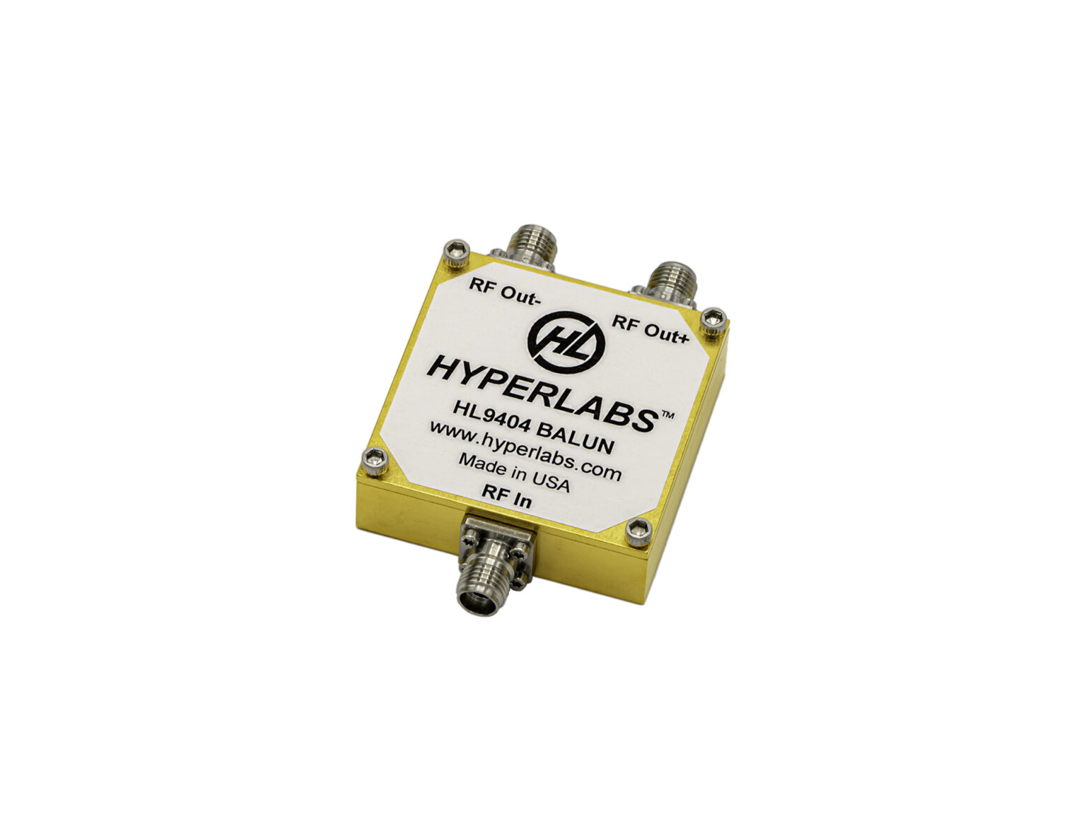 HL9404 Broadband Balun (500 kHz to 40 GHz) - HYPERLABS